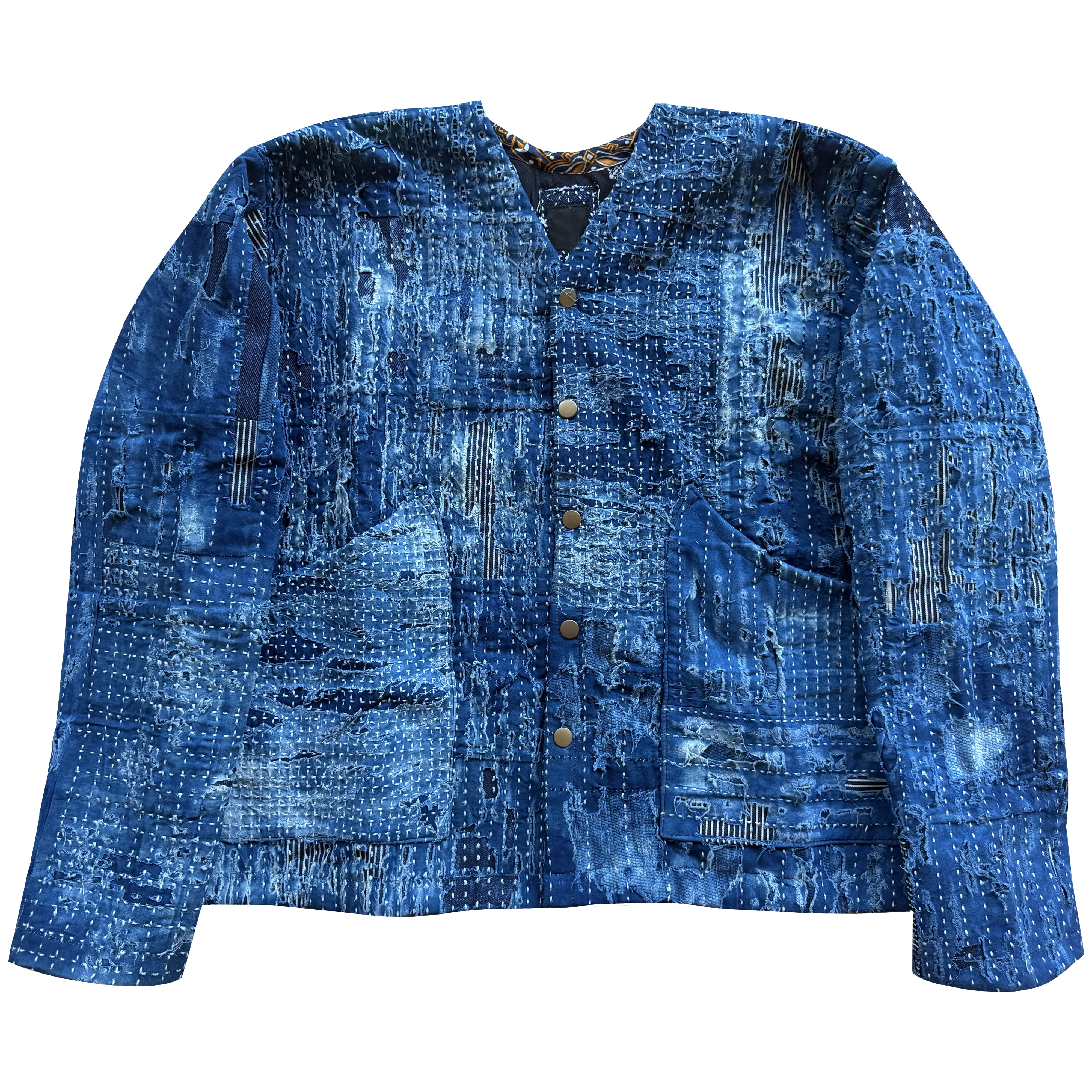 Japanese Boro Denim Work Chore Jacket - M – The Holy Grail