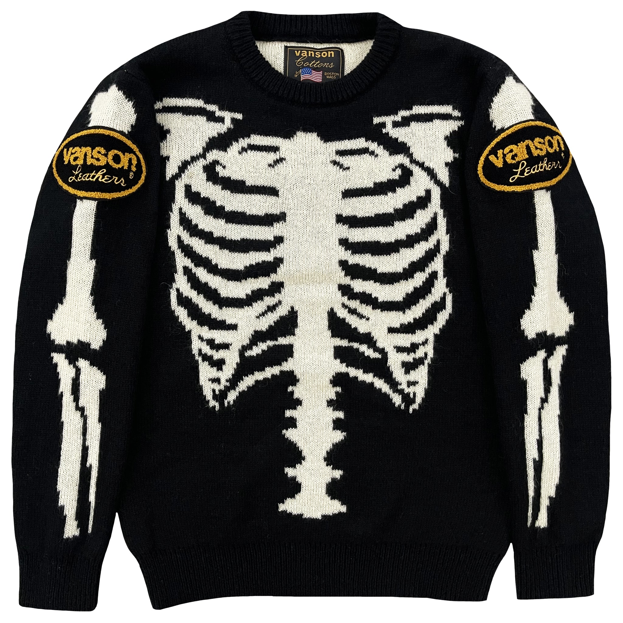 Vanson Leathers Mohair Skeleton Jumper – The Holy Grail